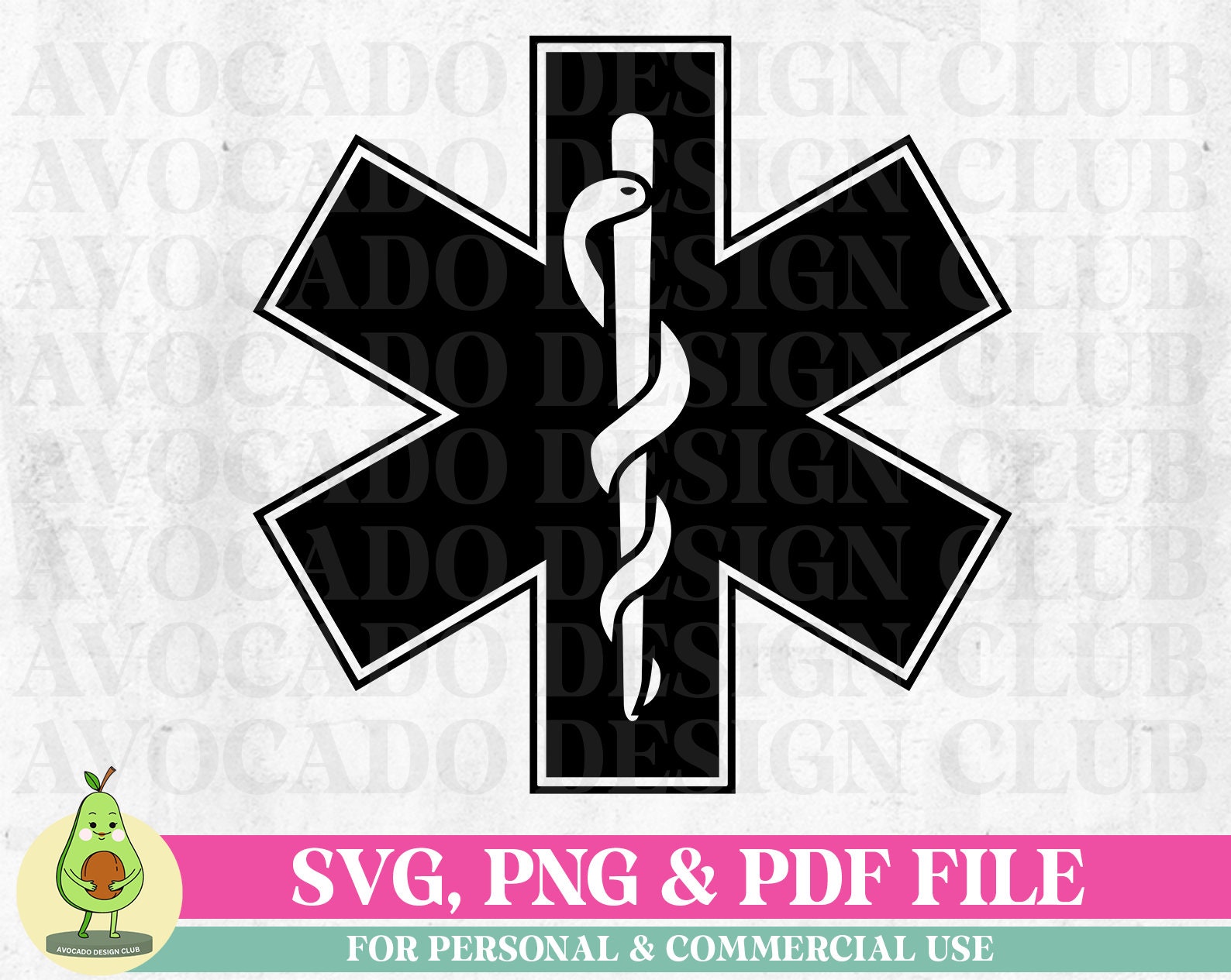 Rod Of Asclepius Nursing