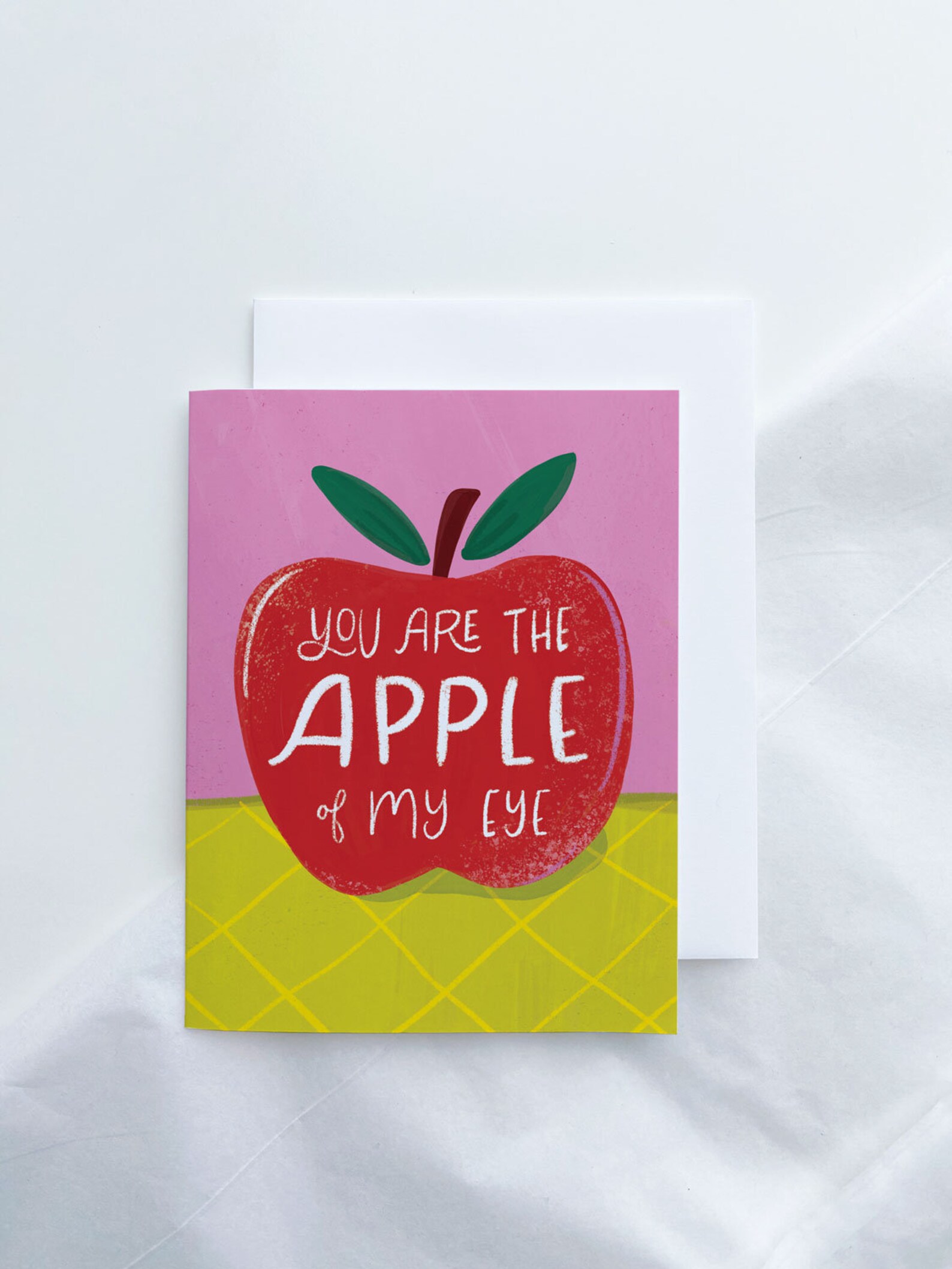 Apple of My Eye | Teacher Appreciation | Apple Greeting Card | Geeky ...