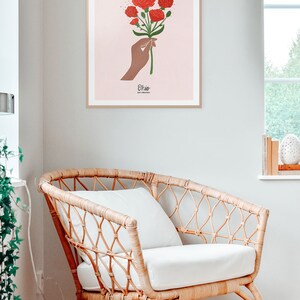 Ohio State Flower | Red Carnation Flower | Ohio Print | Ohio Gifts ...