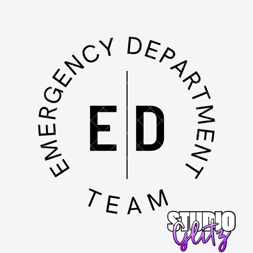Emergency Department Team ED Team SVG PNG Digital Download - Etsy