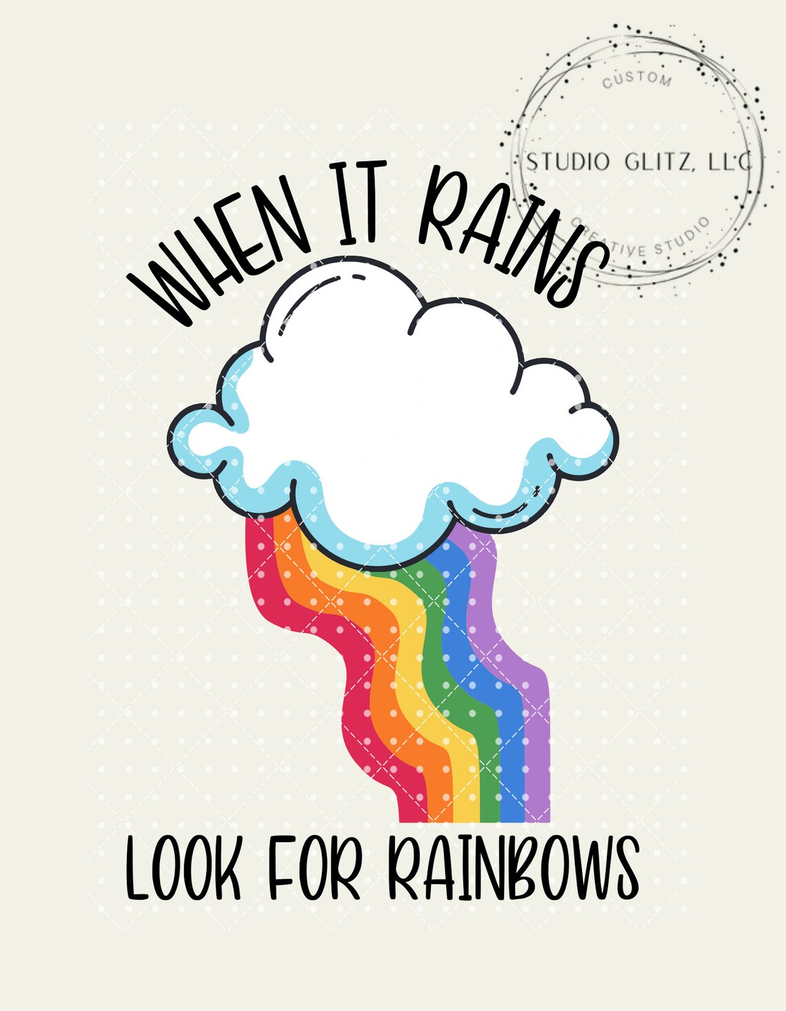 When It Rains Custom Digital File Digital Download Png - Etsy