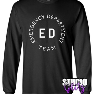 Emergency Department Team ED Team - SVG, PNG, Digital Download - Custom ...