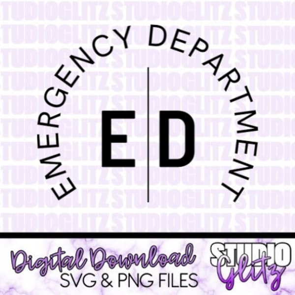 Emergency Department Logo Svg - Etsy