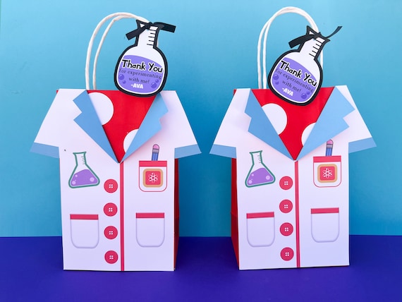 Girl Scientist Bags Ada Twist Inspired Party Bags Kid - Etsy