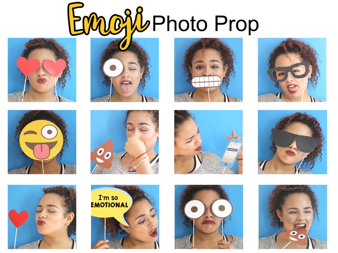 Emotional Photo Props Emoji Inspired LOL Teen Photo Props | Etsy