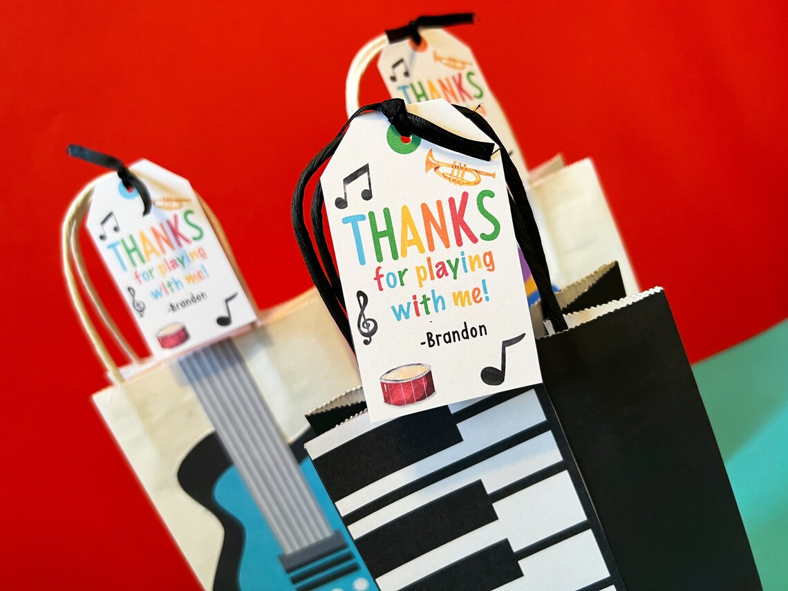 Instrument Favor Bags Music Candy Bag Party Favors - Etsy