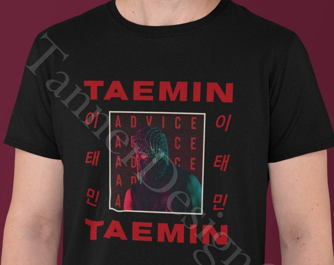 Taemin Idea 理想, Shinee Shirt, Taemin Shirt, Kpop Merch, Short-sleeve ...