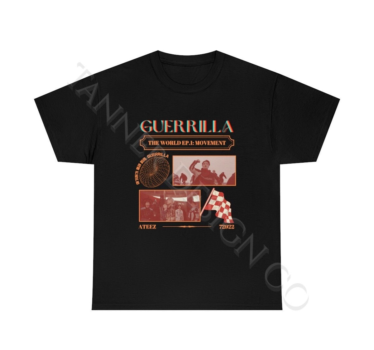 ATEEZ Guerrilla Shirt Guerrilla T-shirt Ateez Shirt Ateez - Etsy