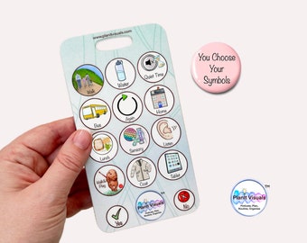 Handytalker® CUSTOM Communication Board for Non Verbal Adults or ...