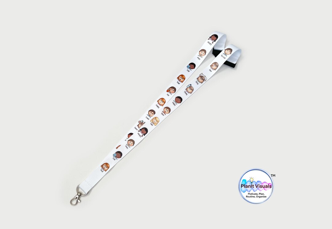 Emotions Lanyard - Teacher Lanyard - SEN Lanyard - Special Needs ...