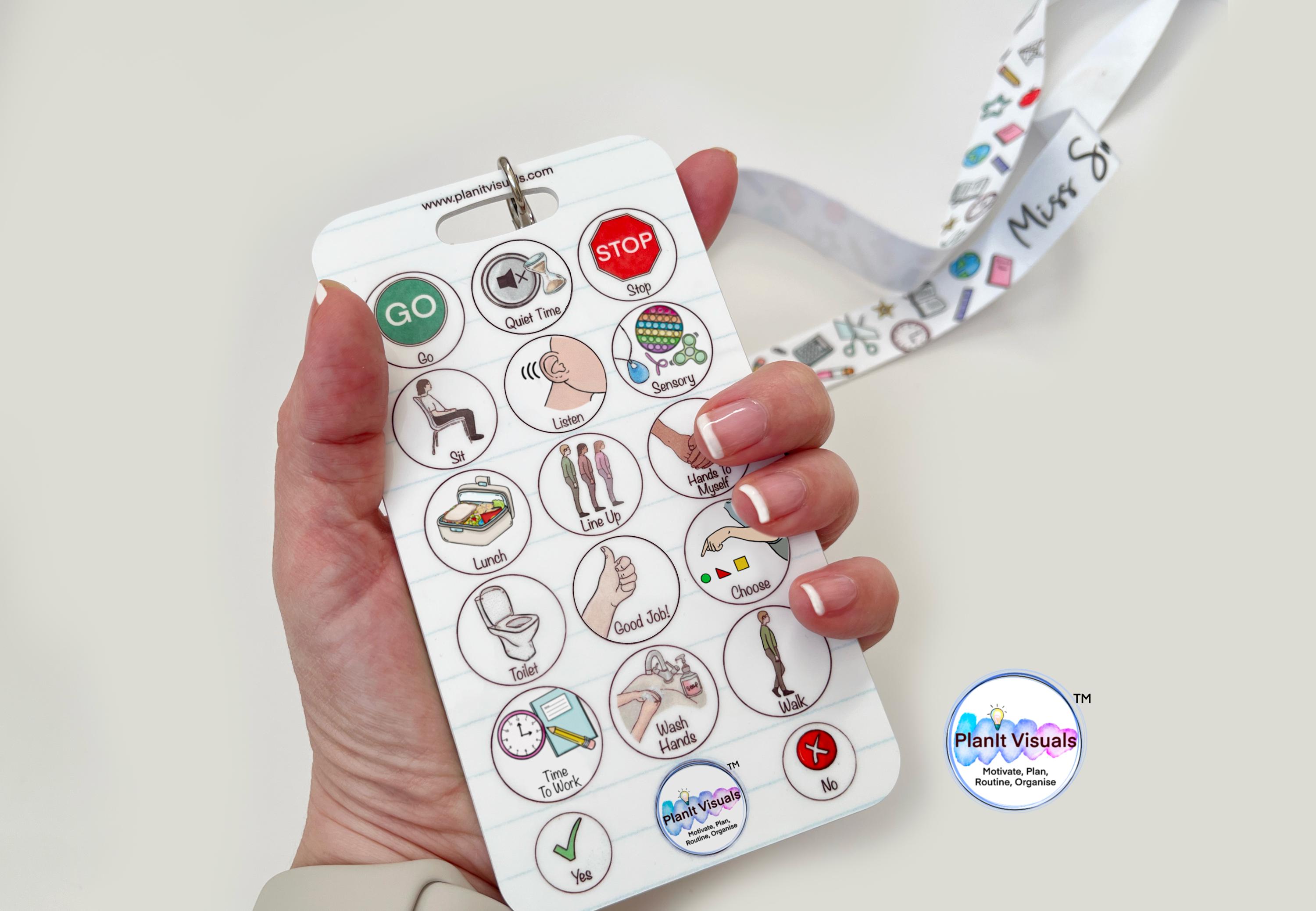 SEND Teacher Communication Card - AAC Core Board - Primary School ...