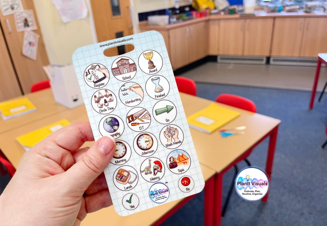 School Communication Card AAC Communication Device visual Aid Picture ...