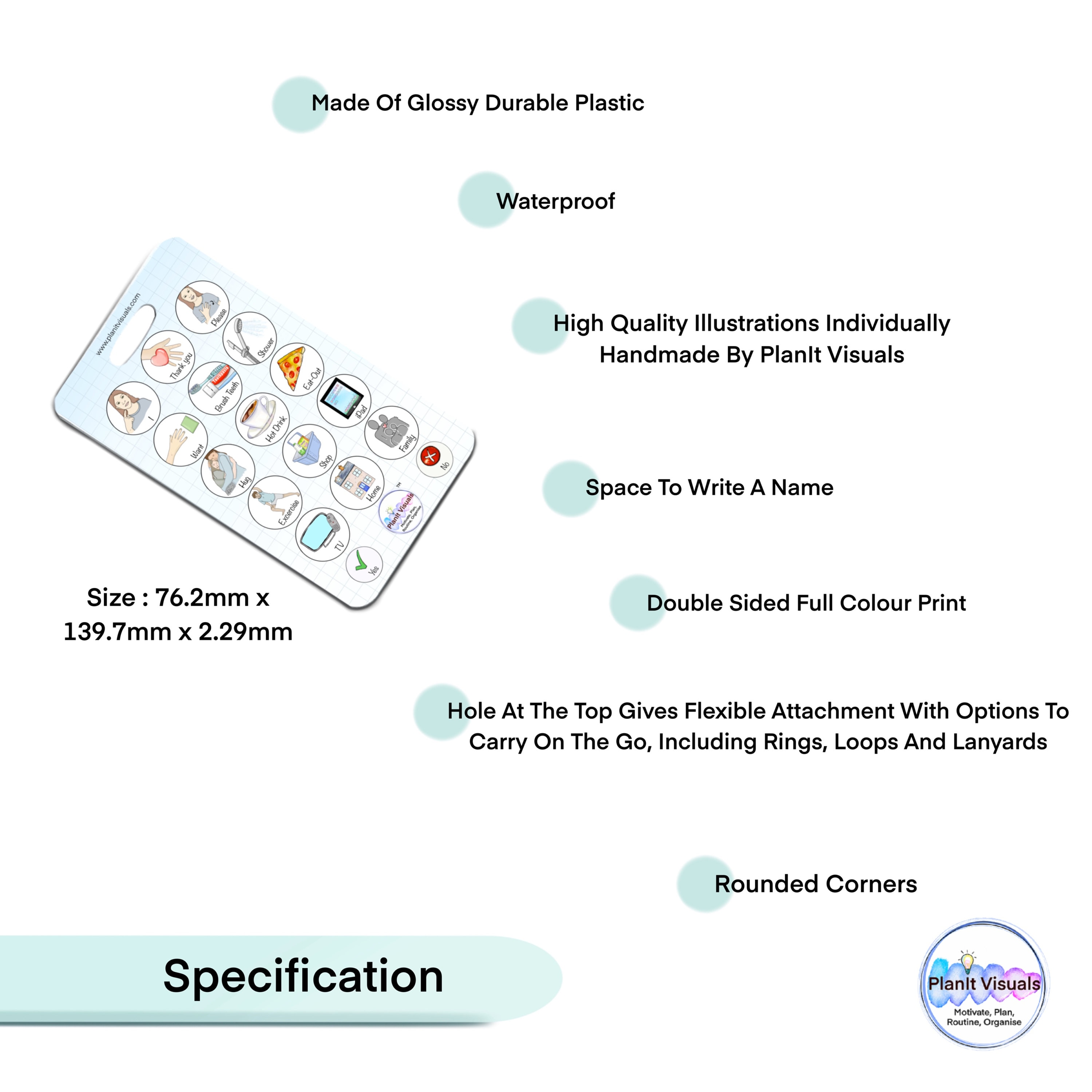 Adult Communication Card AAC Board Non Verbal ASD Visual Aid Dementia ...