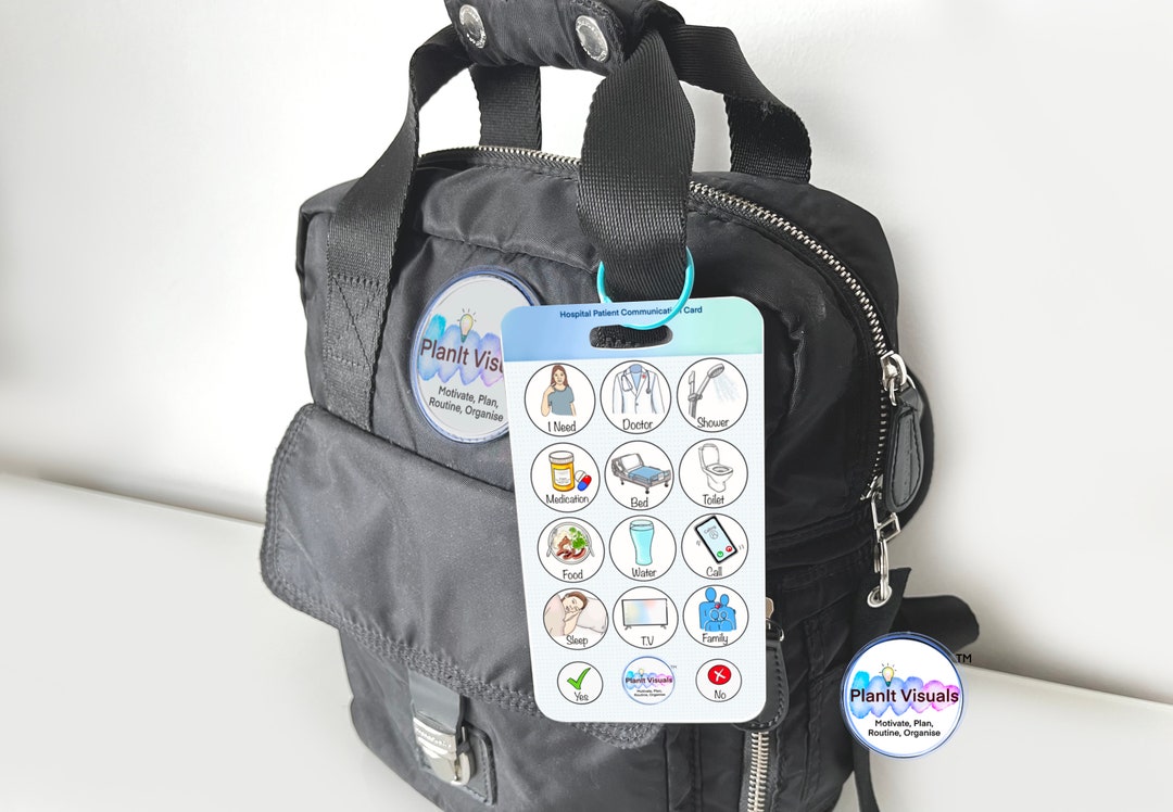 Hospital Patient Communication Card - Communication Board for Hospital ...