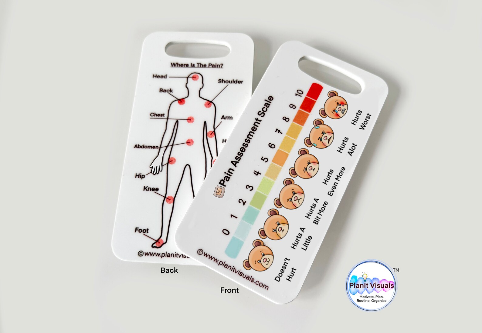 Bear Pain Scale Pain Assessment Tool Child Pain Chart Pain Tracker ...