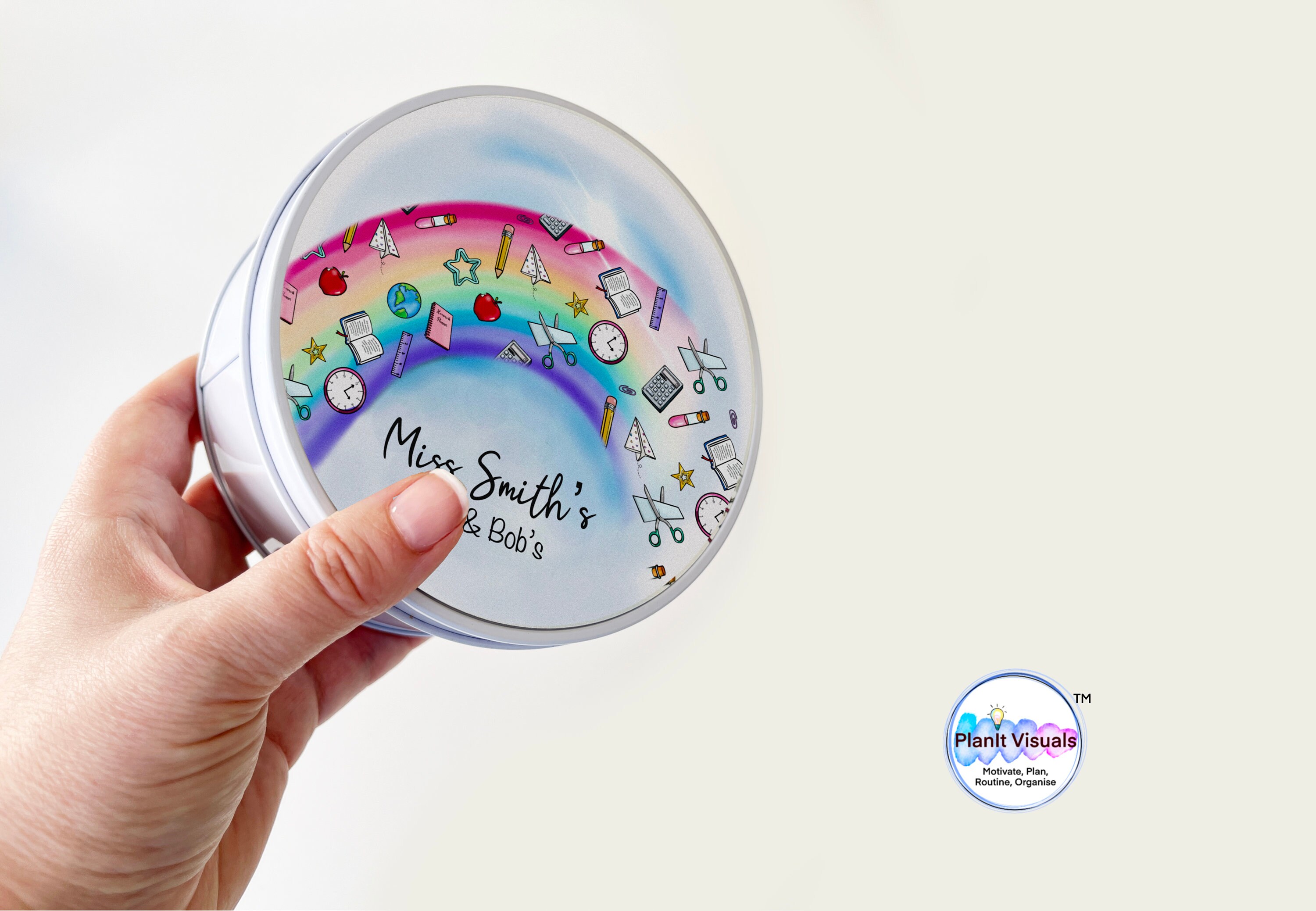 Personalised Sweet Tin Treat Tin Teacher Gift Gift for Her Stationary ...