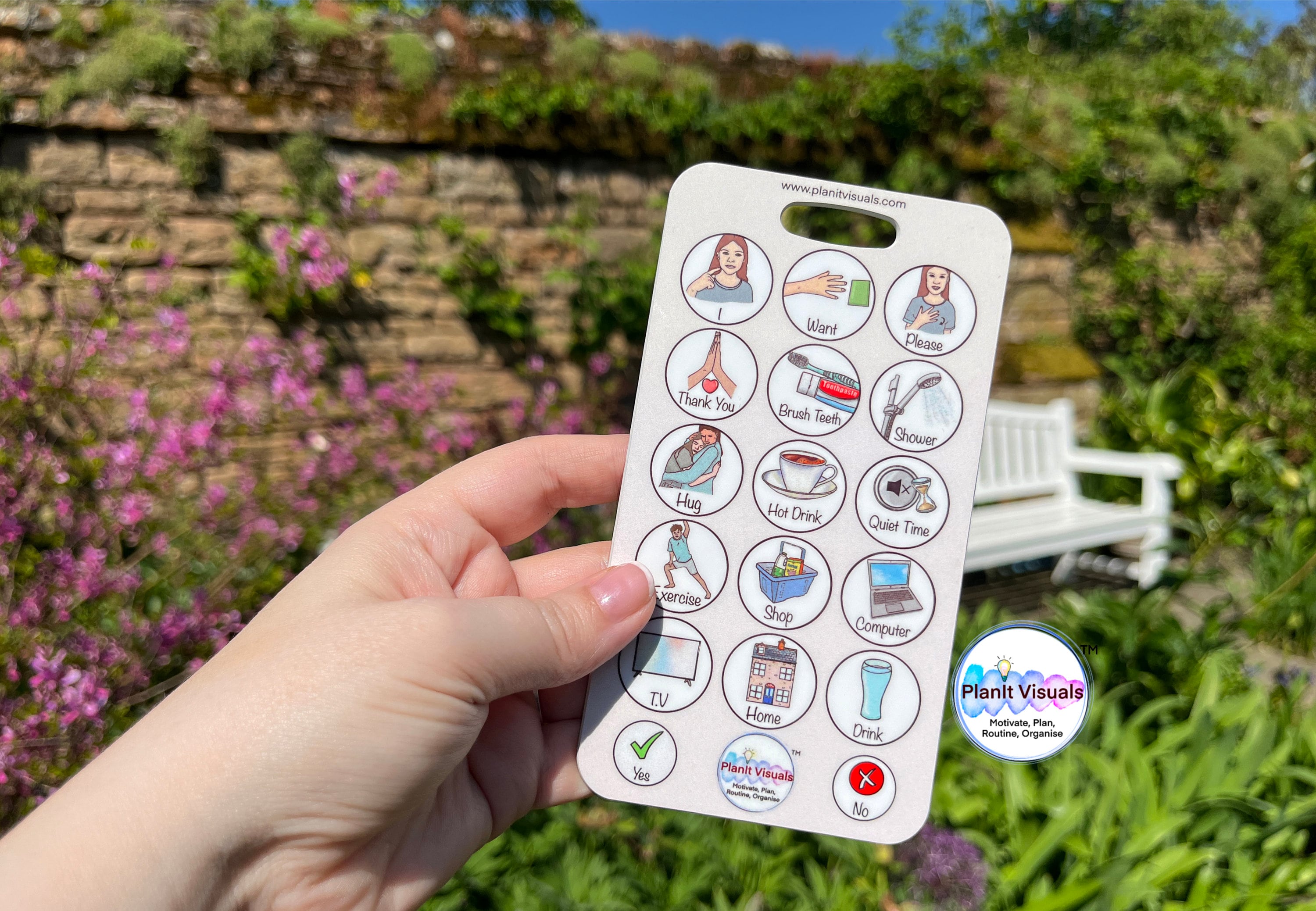 Adult Communication Card AAC Board Non Verbal ASD Visual Aid Dementia ...