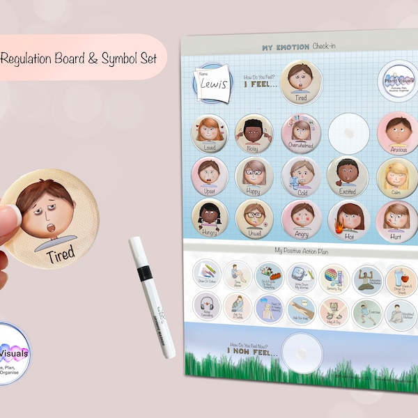 Feelings Chart - Etsy UK