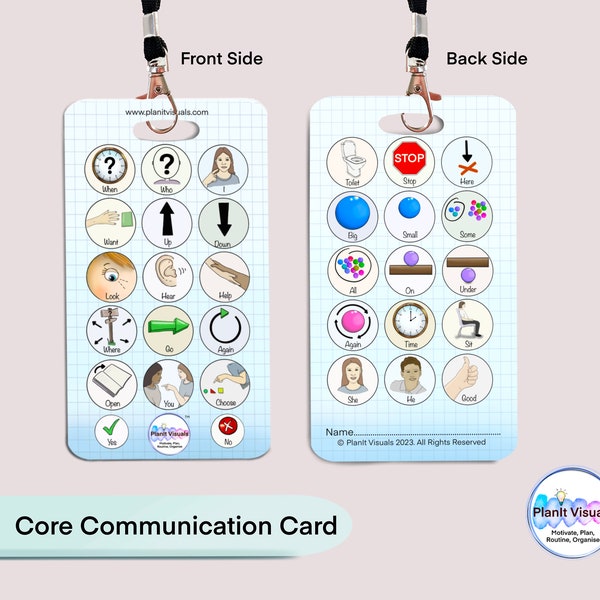 Communication Card - Etsy