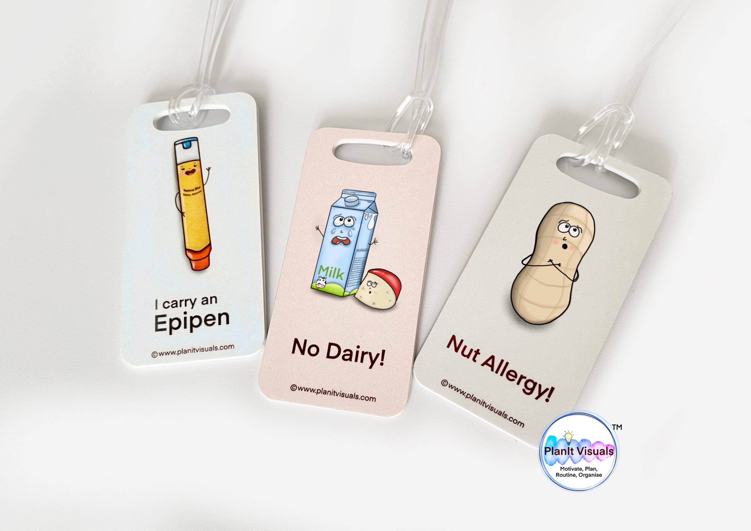 I Carry an Epipen Bag Tag - Epipen Keyring - Epipen Lunch Bag Label ...