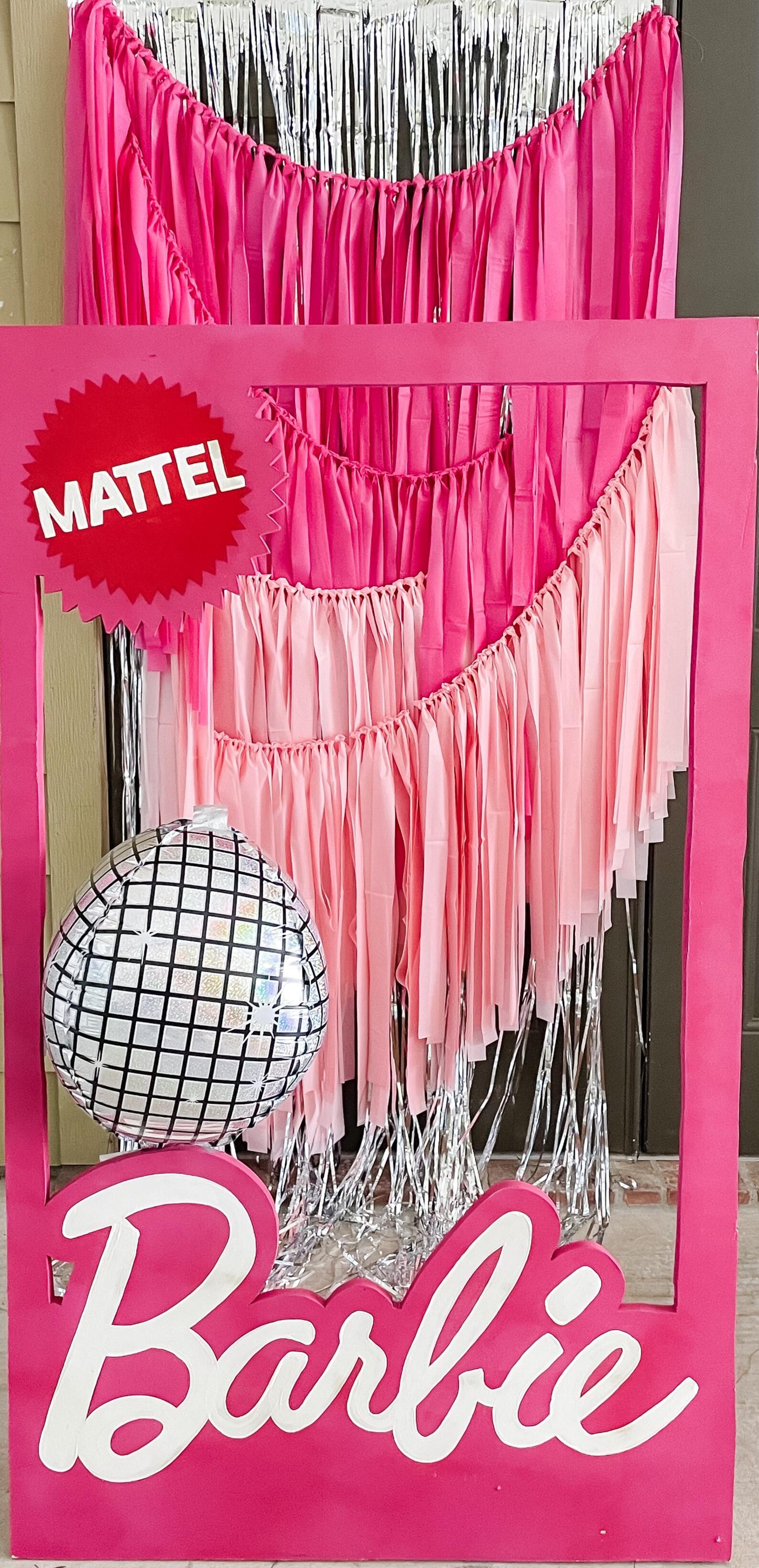 Barbie Fringe Banners Hot Pink and Pink Fringe Banners for Barbie Theme ...