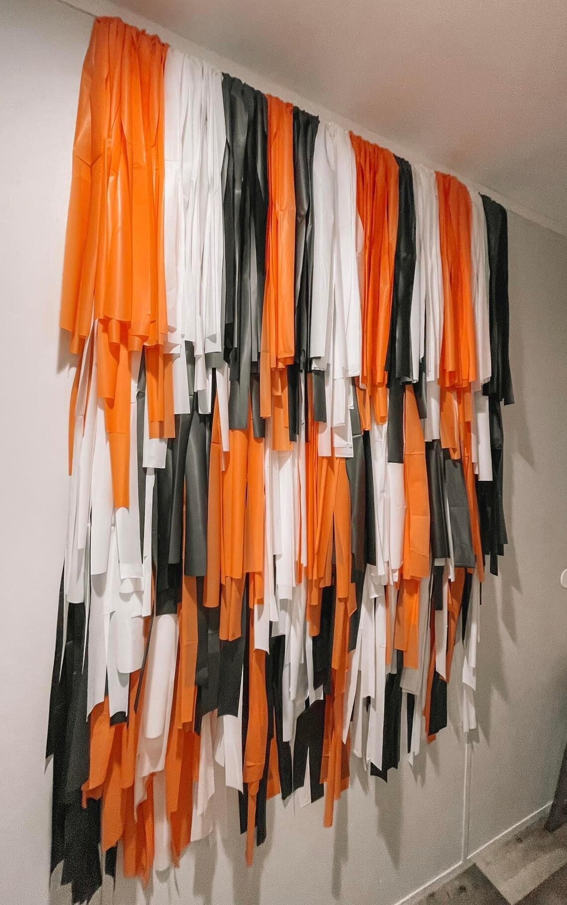 School Spirit Backdrop Classroom Decorations Orange and Black ...