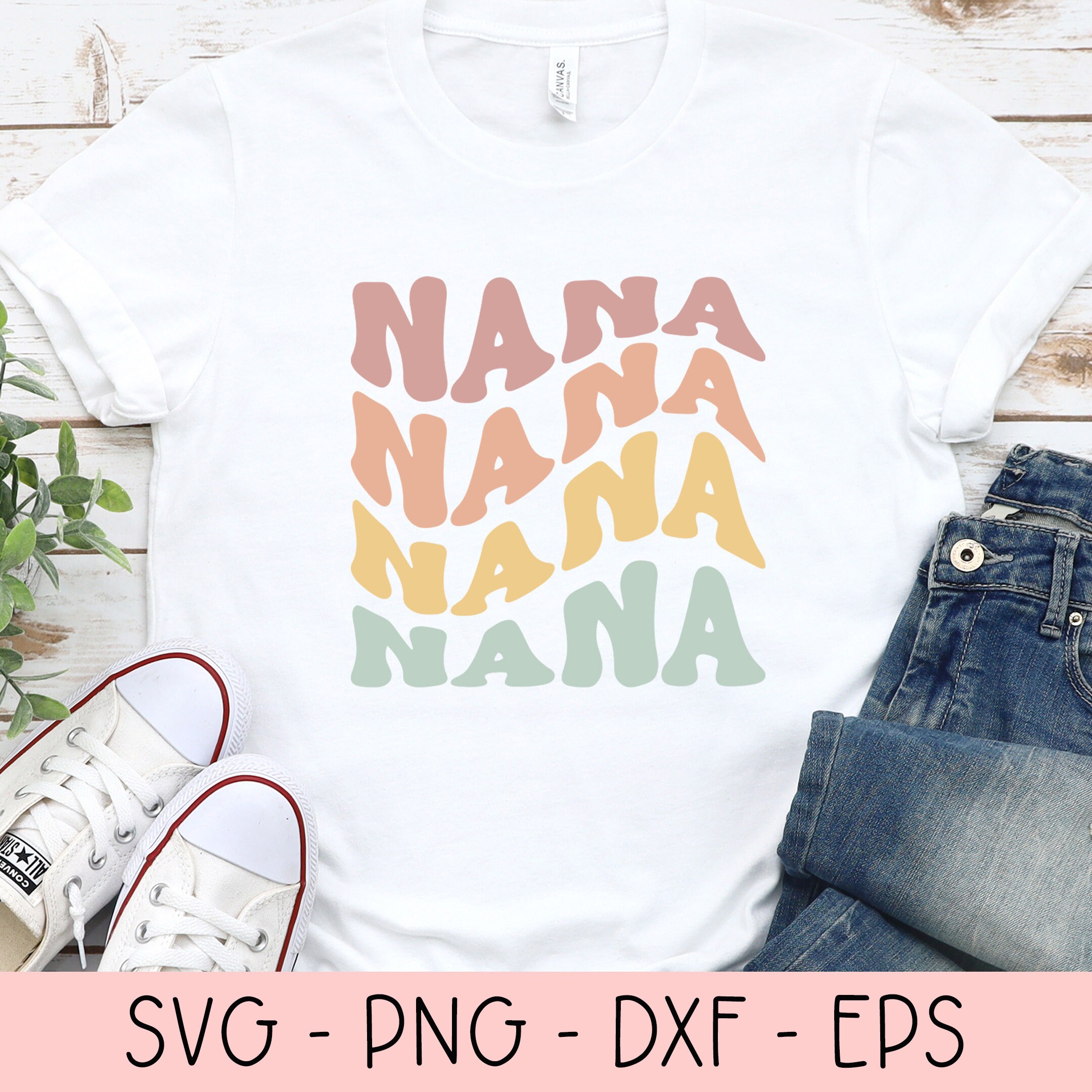 Mama Mini Nana Auntie SVG PNG Hippie Svg Momlife Happy - Etsy