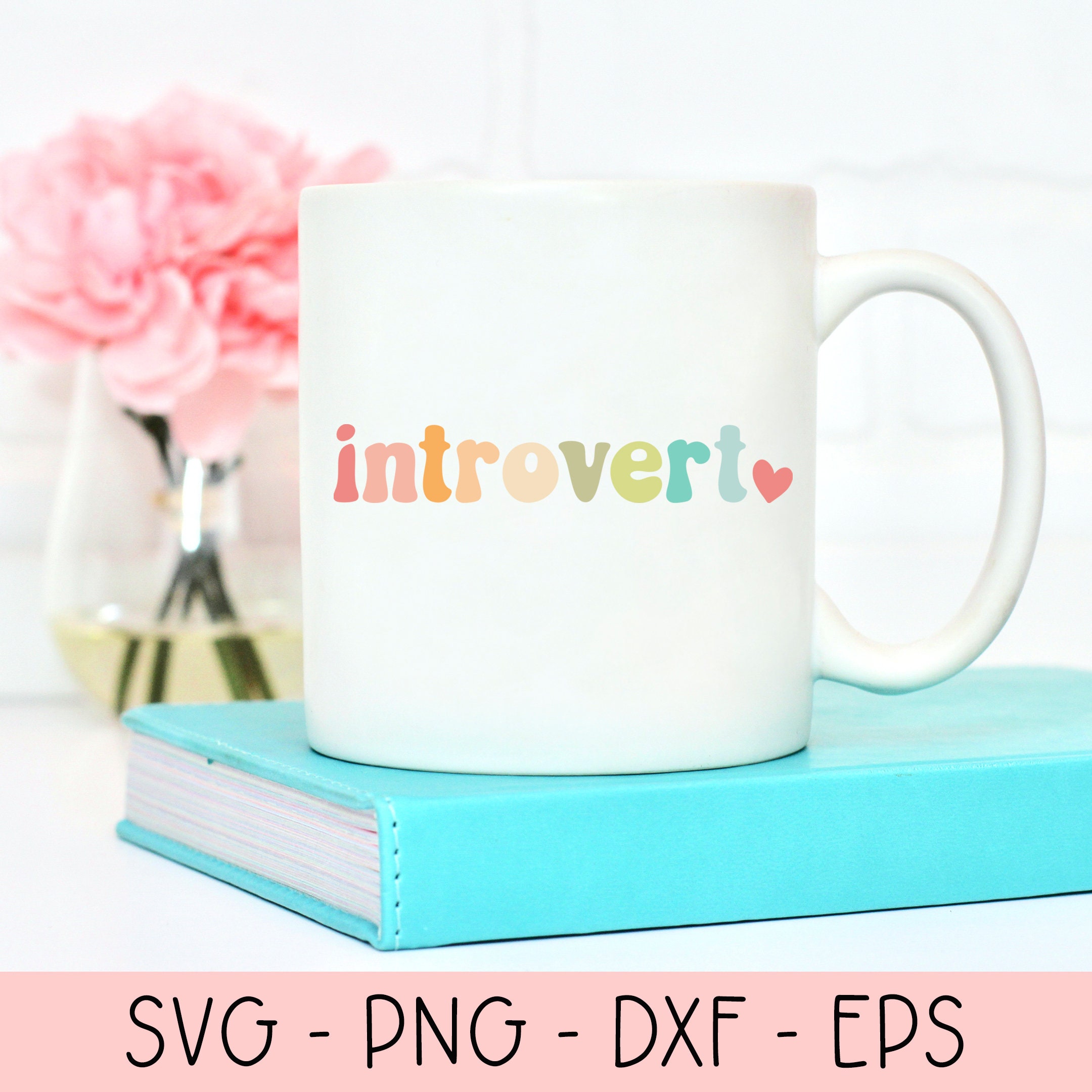 Introvert SVG PNG Hippie Svg Lazy Weekend Svg Momlife Svg | Etsy