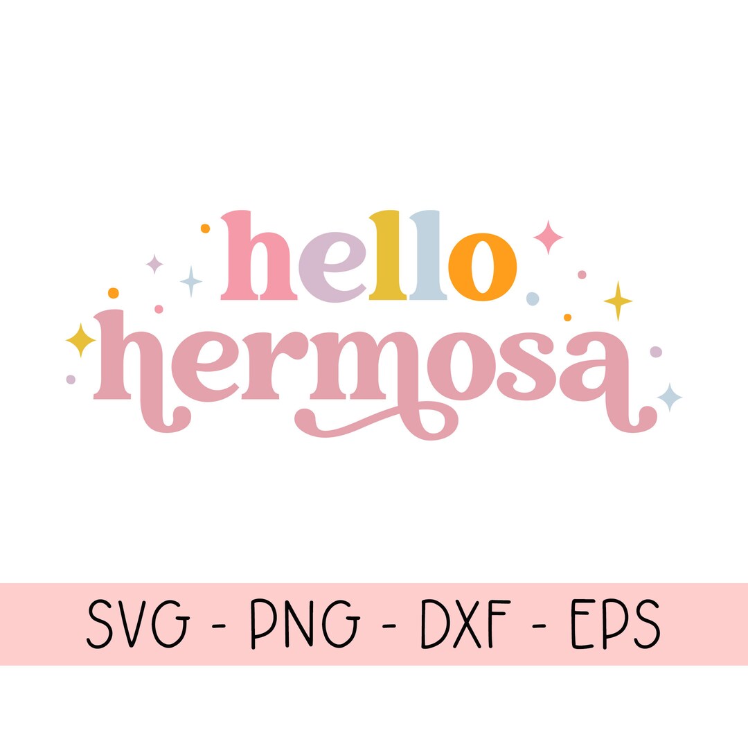 Hola hermosa SVG PNG Español svg español png latina png - Etsy México