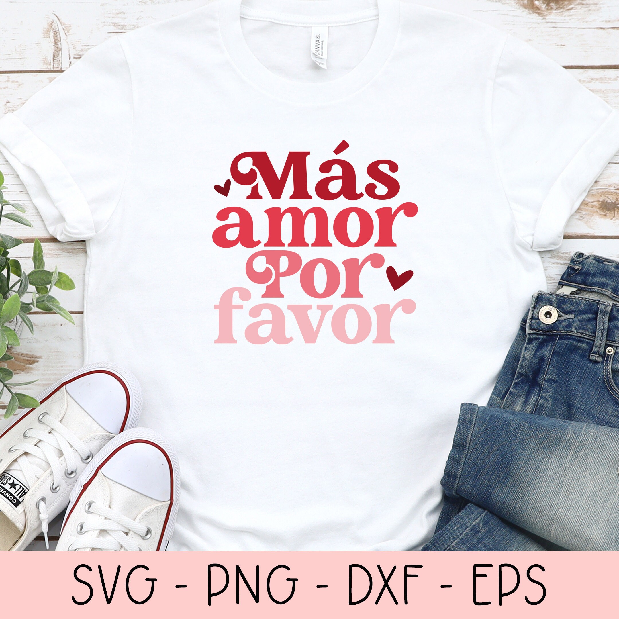 Mas Amor Por Favor PNG SVG Cafecito Png Espanol Svg Español - Etsy