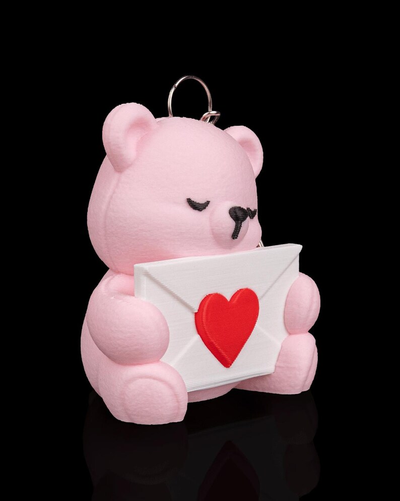 Little Bear Keychain Valentines Day Gift Cute - Etsy
