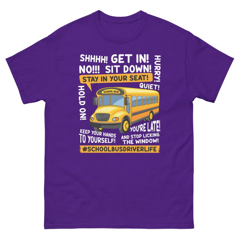School Bus Driver Facts Retired Drivers Driving Men - Etsy