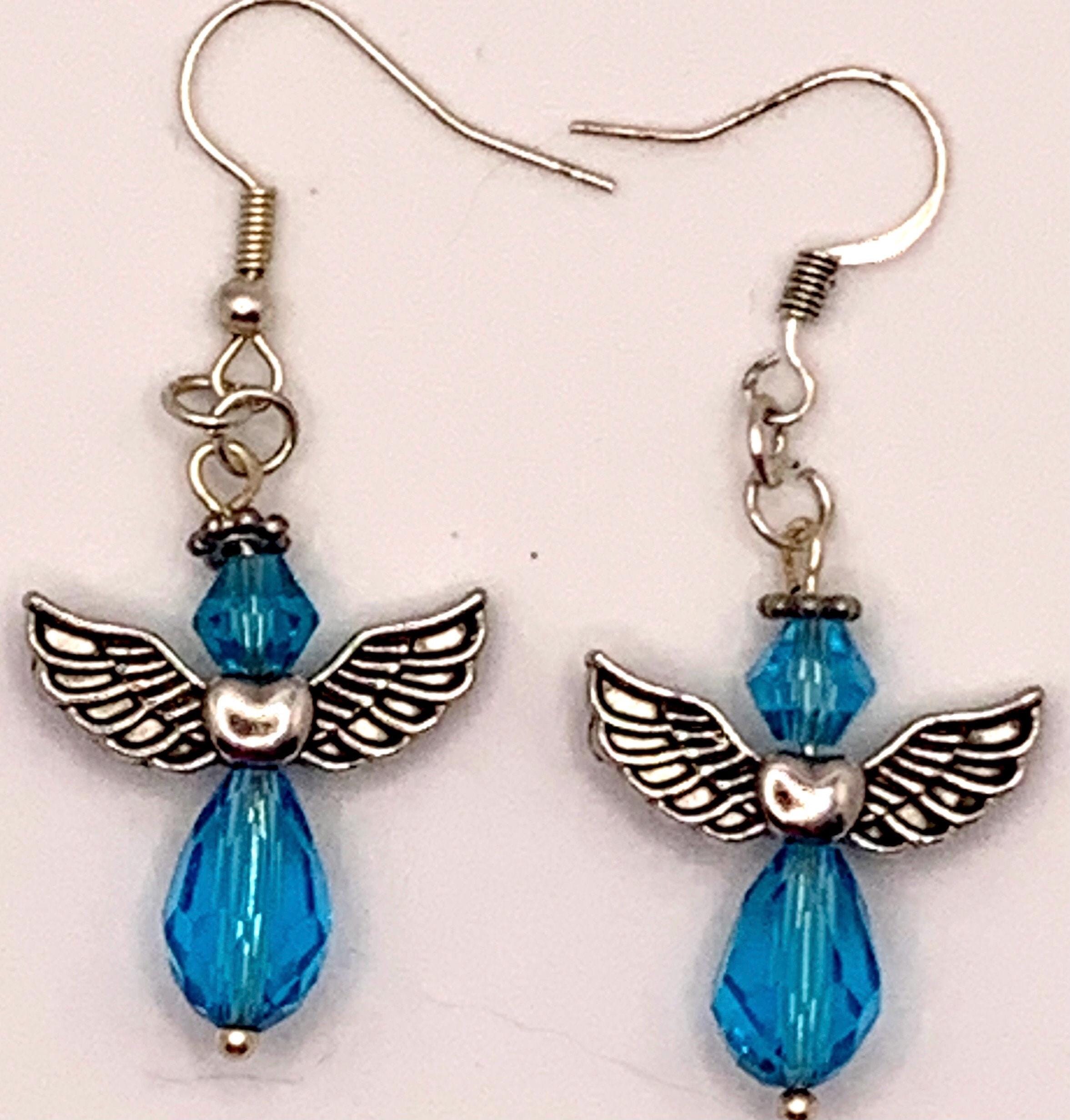 Multi-colored Beaded Angels - Etsy