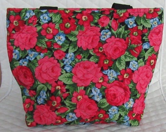 Quilted Tote Bag - Etsy
