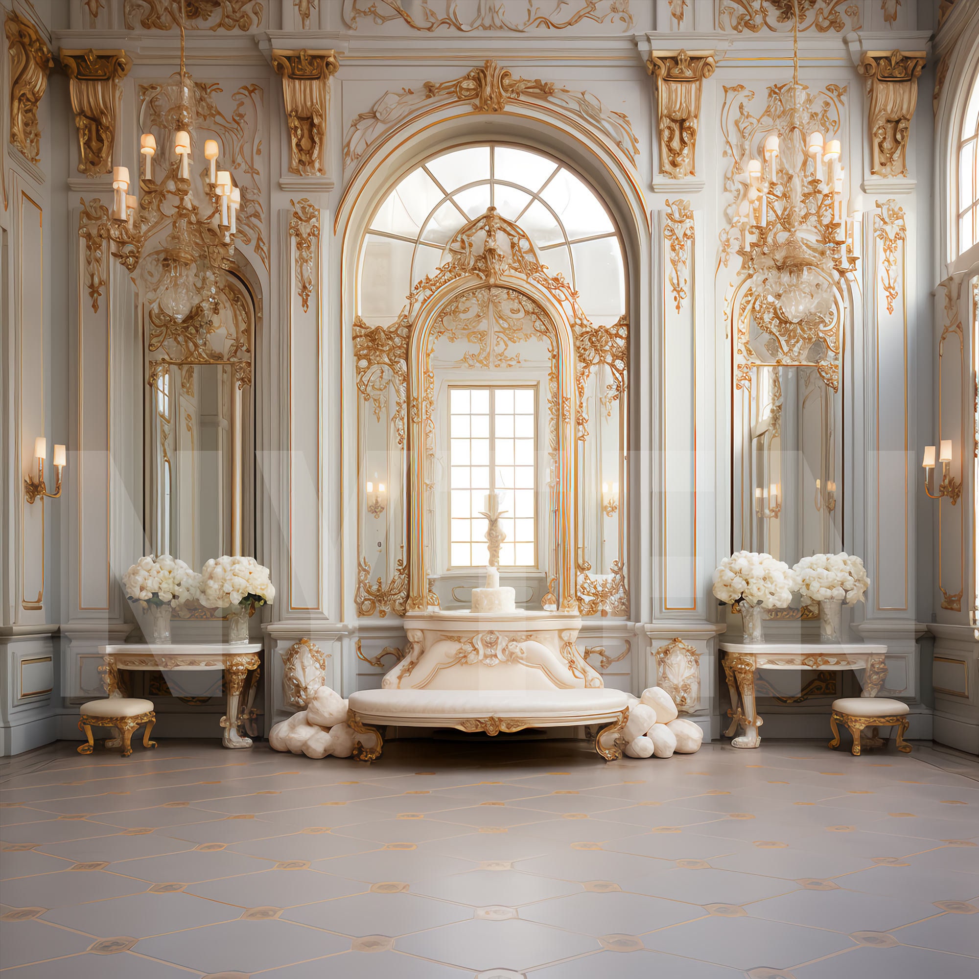 Opulent Baroque Dressing Room Backdrop Set 11 Photo Shoot - Etsy