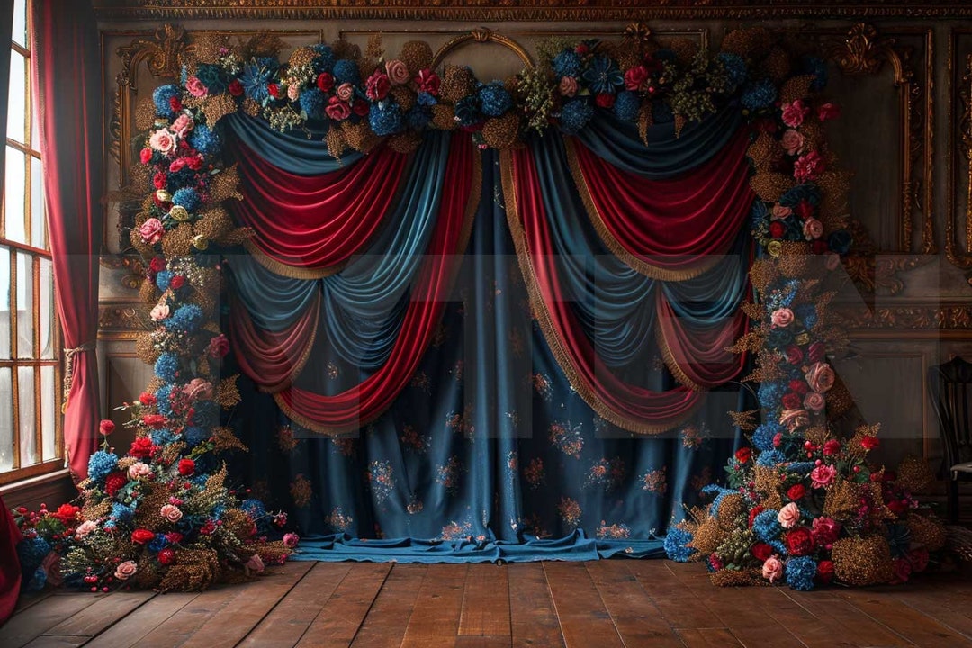 13 Majestic Americana Backdrop Vintage Theater Backdrop Bundle ...