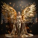 Gold Angel Wings Digital Backdrop, Photo Background for Photography ...