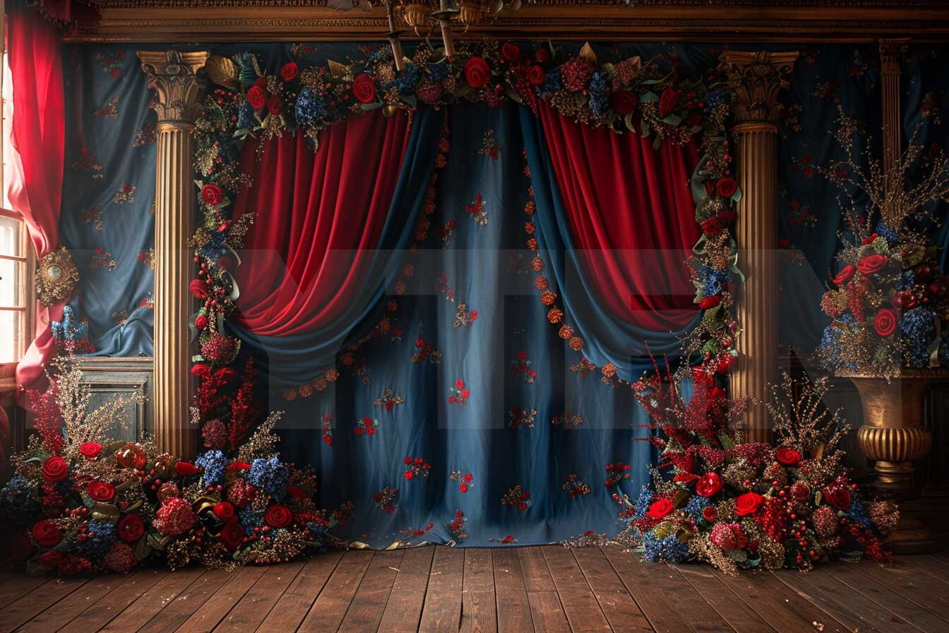 13 Majestic Americana Backdrop Vintage Theater Backdrop Bundle ...