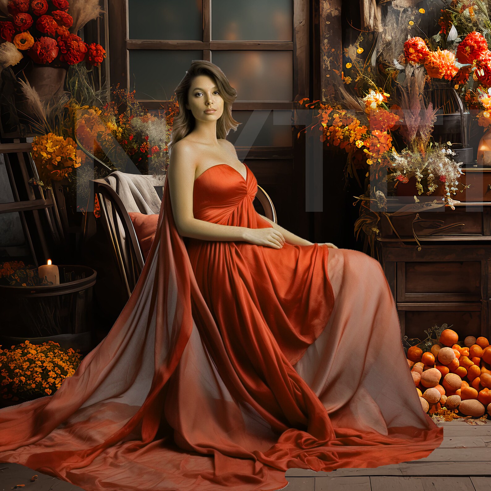 Rustic Fall Backdrop, Photoshop Overlays, Photo Background for ...