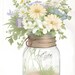 Clip Art Mason Jars | Rustic Mason Jar | Whimsical Graphics| 12 High ...