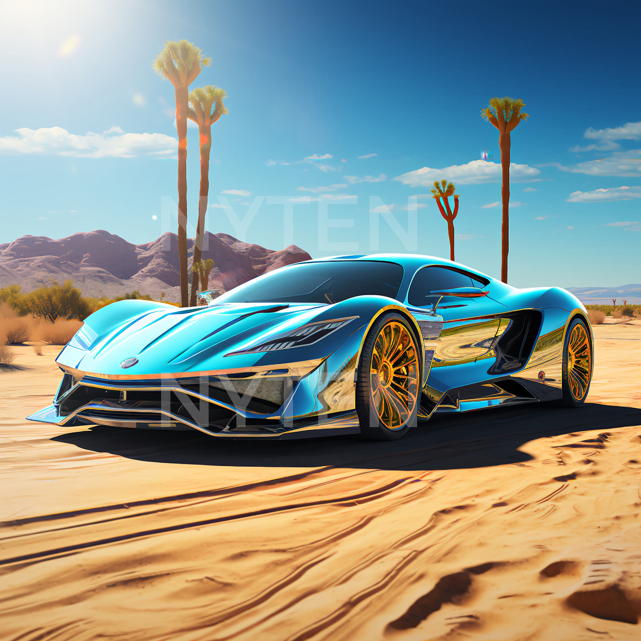 Super Car Digital Backdrop, Unique Photo Background for Photography ...