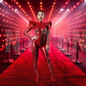Hollywood Glamour Red Carpet Backdrop | Showstopping Digital Background ...