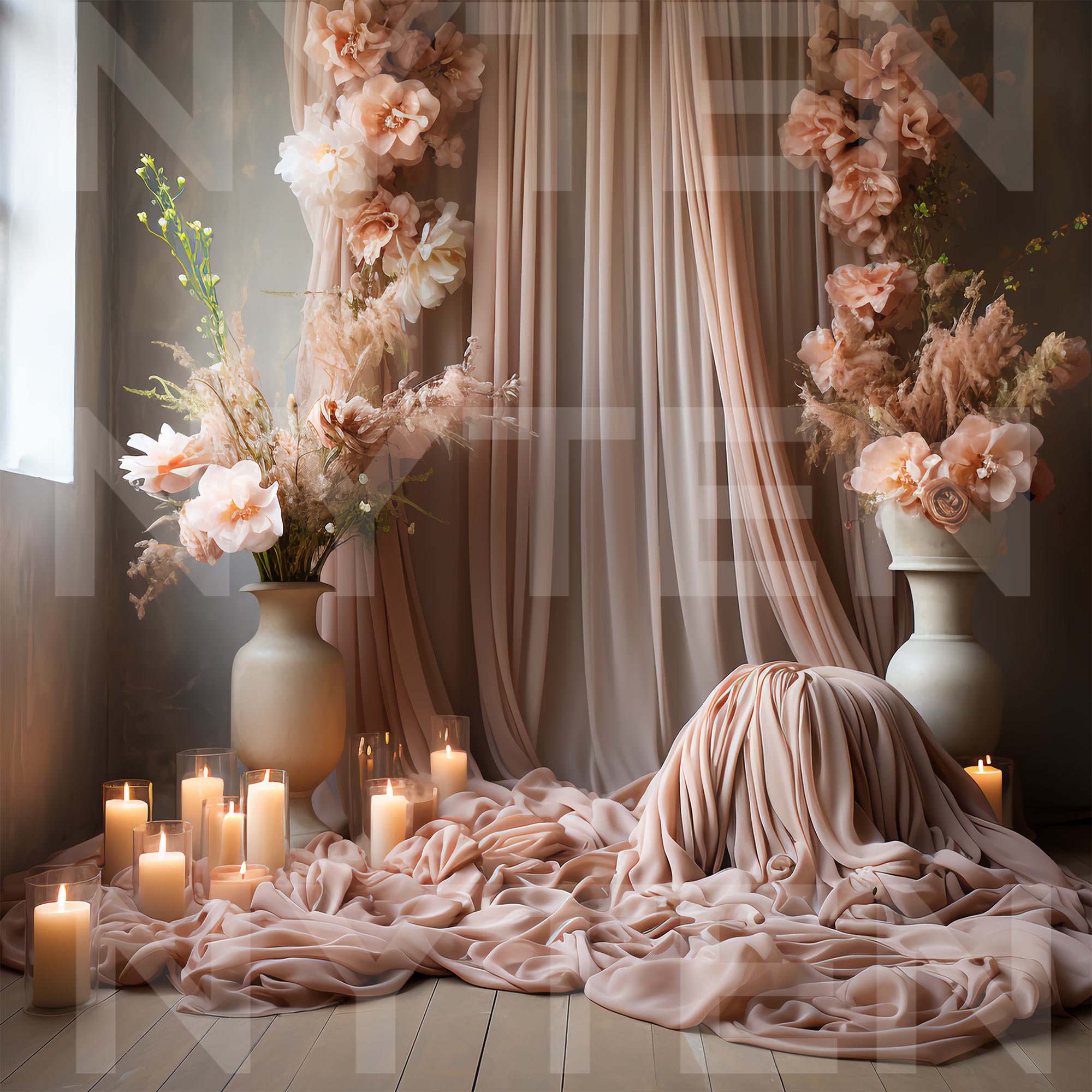 Elegant Drapery Digital Backdrop , Overlays, Studio Backdrops, Wedding ...