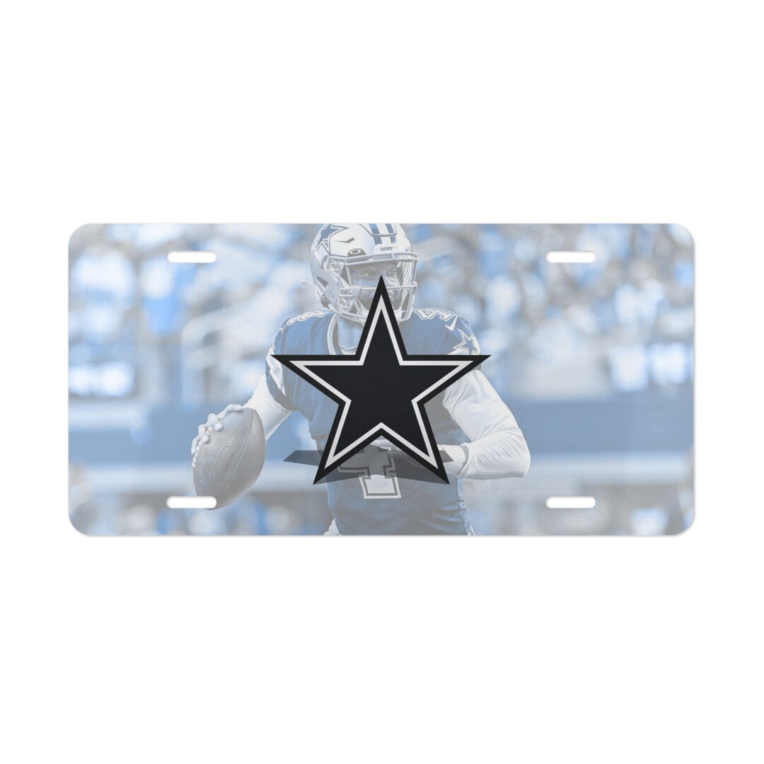 Dallas Cowboys Dak Prescott Vanity Plate - Etsy