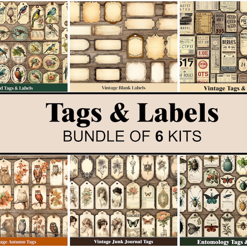 Scrapbooking Tags - Etsy