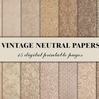 Earthy Spring Hues Gelli Texture Pages Set, Printable Papers Collection ...