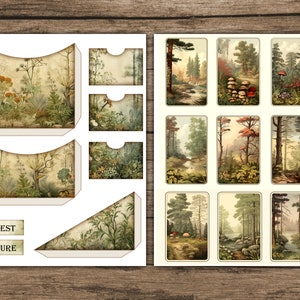 Forest Junk Journal Supplies, Woodland Junk Journal Kit, Tags, Labels ...
