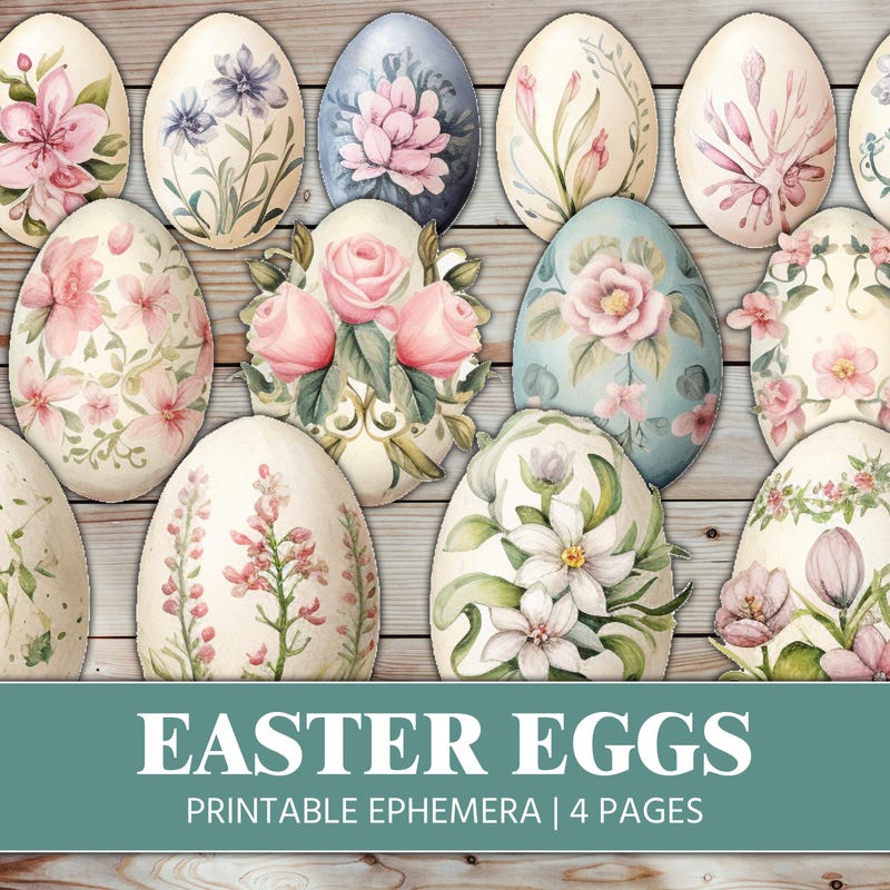 Easter Egg Ephemera - Etsy