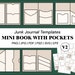 Junk Journal Templates Mini Junk Journal Kit Pockets Junk Journal Folio ...