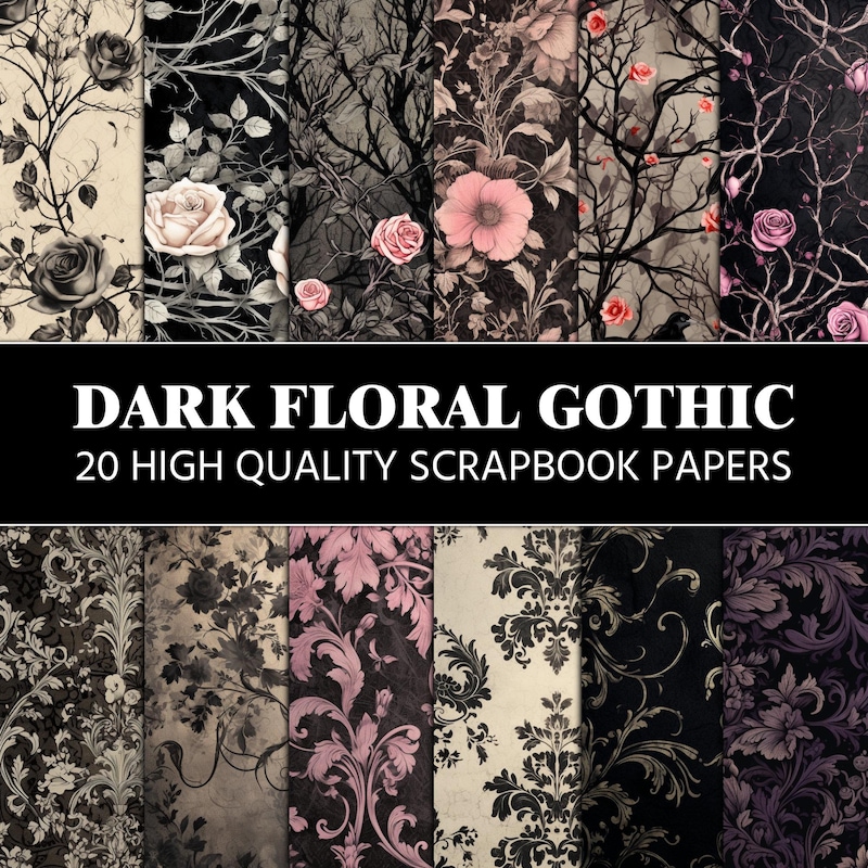 Gothic Wallpaper Pink - Etsy UK